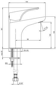 Deante Washbasin tap
