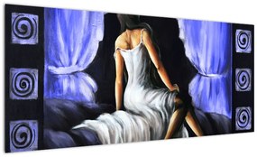 Obraz ženy (100x40cm)