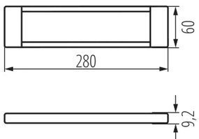 LED svítidlo Kanlux DAXA-S 5W CCTDIM W 38123 3000/4000/5500K