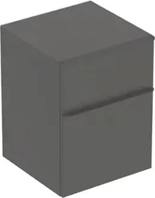 Geberit Smyle Square - Boční skříňka lávová / 2 zásuvky