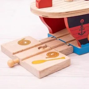 Bigjigs Rail Pirátská galéra / od 3 let