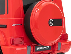 Ramiz Elektrické auto Mercedes AMG G63 pro děti červené + dálkové ovládání