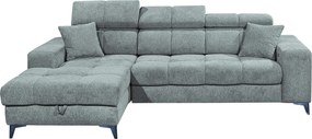 XXXLutz ROHOVÁ SEDAČKA, textil, světle modrá MID.YOU - Sedací soupravy - 002220047412