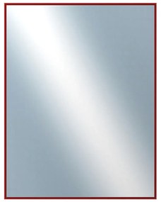 DANTIK - Zarámované zrcadlo - rozměr s rámem cca 70x90 cm z lišty Hliník vínová | P269-209 (7269209)