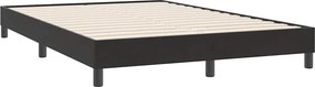 Postel Box Spring bez matrace černá 160x220 cm samet 3315881