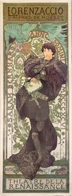 Alphonse Marie Mucha - Obrazová reprodukce Lorenzaccio, (22.2 x 60 cm)