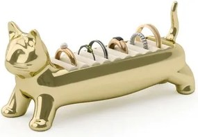Šperkovnice na prstýnky Ali Cat Brass Umbra