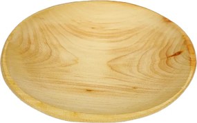 AMADEA Dřevěný servírovací tácek kulatý, masivní dřevo, 15 cm