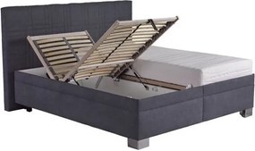 Čalouněná postel Michaela 180x200 šedá