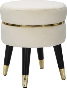 Taburet PARIS 35 cm krémový