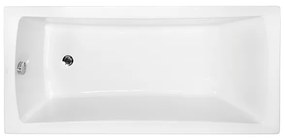 Besco Akrylátová obdélníková vana Optima 140x70 (150x70, 160x70, 170x70) Barva: Bílá, Rozměry (cm): 140x70
