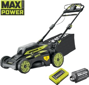 Ryobi RY36LMX51A-160 36V Bezuhlíková akumulátorová sekačka na trávu šířka záběru 51cm (1x6.0Ah)
