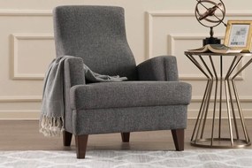 Designové křeslo Barossa tmavě šedé