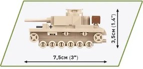 COBI 3090 II WW Panzer III Ausf L / 82 kostek / 1:72 / od 6 let