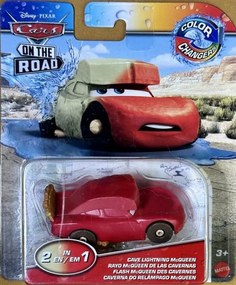 Disney pixar cars color changers 2 v 1 cave blesk mcqueen, mattel hmd67