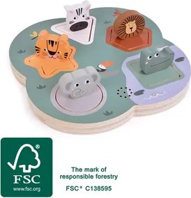 small foot 3D puzzle se zvuky zvířat Safari