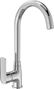 Mereo, Mereo Dřezová stojánková baterie, Pego, s ramínkem nad pákou, výška 346 mm, chrom, MER-CB20104P
