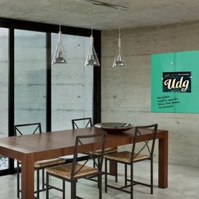 Zelená veronesova skleněná pracovní a kancelářská tabule Smatab® - 120 × 180 cm