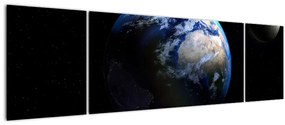 Obraz planety Země (170x50 cm)