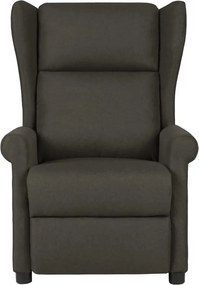 Polohovací křeslo taupe textil 340957