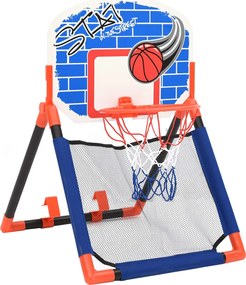 vidaXL Dětská multifunkční basketbalová hrací sada na zem i na dveře [80350]