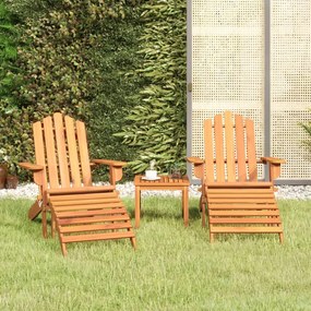 3dílná sada zahradního nábytku Adirondack masivní akácie 3152122