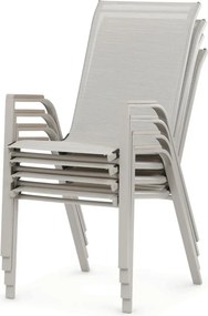 Vikio Zahradní jídelní set 150x90 pro 6 osob bežová AZS156BE-6