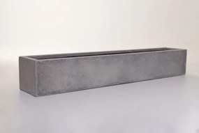 Truhlík FLOBO, sklolaminát, šířka 100 cm, šedá - beton design, outlet