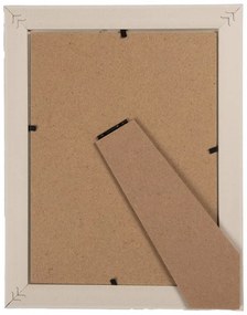 Béžový fotorámeček s prošíváním L – na fotografii o průměru 15x20 cm