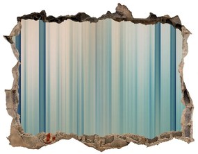 Wallmuralia Díra 3D fototapeta na stěnu Modré pásky 95x64 cm