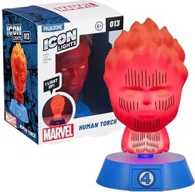 Paladone Icon Light Fantastická čtyřka Human Torch / Stolní lampa / 2x