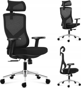 Ergonomické Nastavitelné otočné křeslo Mark Adler Manager 3.3 Black