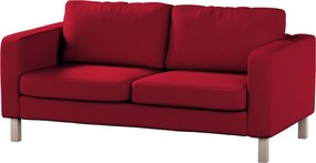 Potah na pohovku IKEA Karlstad 2-místná, nerozkládací, krátký barva červená látka pletený vzor