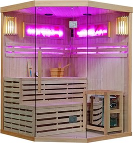 BPS-koupelny Finská sauna Relax HYD-3948 180x180, 5-6 osob