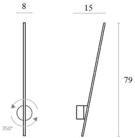 MAXLIGHT W0267 - LED Venkovní nástěnné svítidlo SPIDER LED/8,4W/230V IP44 černá