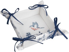 Textilní košíček na pečivo Early Bird - 35*35 cm