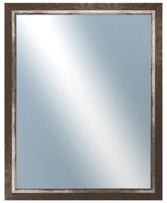 DANTIK - Zarámované zrcadlo - rozměr s rámem cca 40x50 cm z lišty IVANETE hnědá (2944)