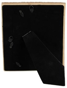 Hnědý dekorativní fotorámeček v dekoru dřeva – 10x15 cm