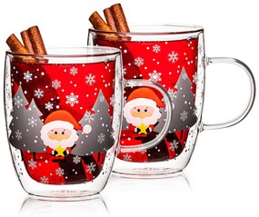 4Home Termo sklenice Mug Santa Hot&Cool 270 ml, 2 ks