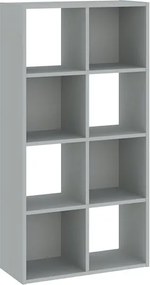 Regál Sinde 2x4, šedá
