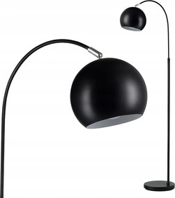 Stojací Podlahová Lampa Ball Černá