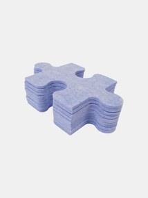 Sinsay - Stěnový panel ve tvaru puzzle 9 pack - modrá