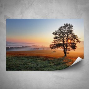 Plakát - Strom na poli (60x40 cm) - PopyDesign