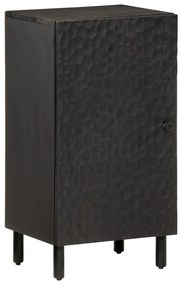 Odkládací skříňka černá 40x33x75 cm masivní mangovníkové dřevo - Default Title