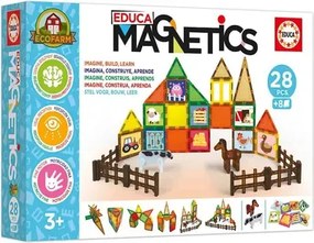 EDUCA Magnetická stavebnice Magnetics EKO Farma / Stavebnice / 28 dílk
