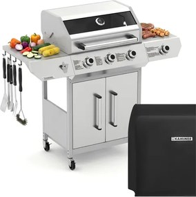 Plynový gril 3+1 13,5kW Varen 4,0 Kaminer