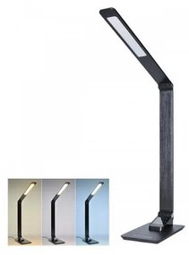 Solight | Solight WO59-B - LED Stmívatelná stolní lampa s displejem LED/8W/230V černá | SL1094