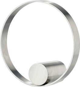 Věšák Hooked On Rings 7,6 cm stříbrný