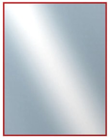 DANTIK - Zarámované zrcadlo - rozměr s rámem cca 70x90 cm z lišty Hliník červená P269-210 (7269210)