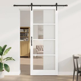 Posuvné dveře ORKDAL Bílá a černá 93 x 232 cm 3331844